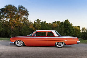 1962 Chevrolet Bel Air - American Racing TORQ THRUST II CUSTOM - Polished | Wheel Pros